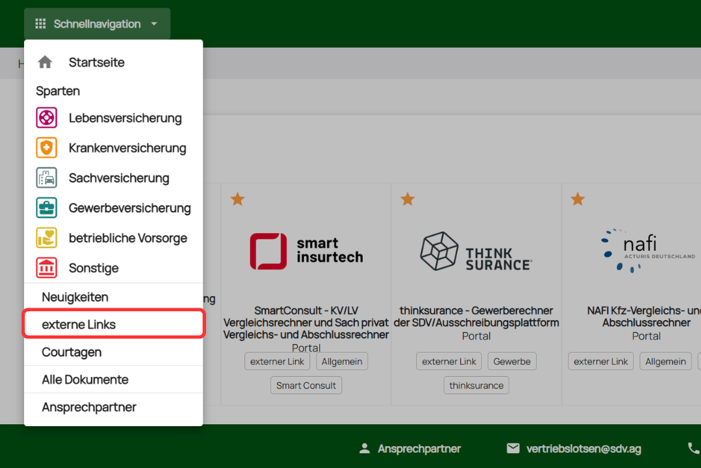 AbschlussCenter & Portal im Maklerextranet nutzen